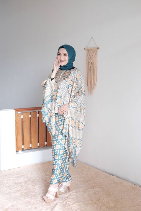 Catalia Batik Ultima Series Toska - Batik Kondangan - | Lazada Indonesia