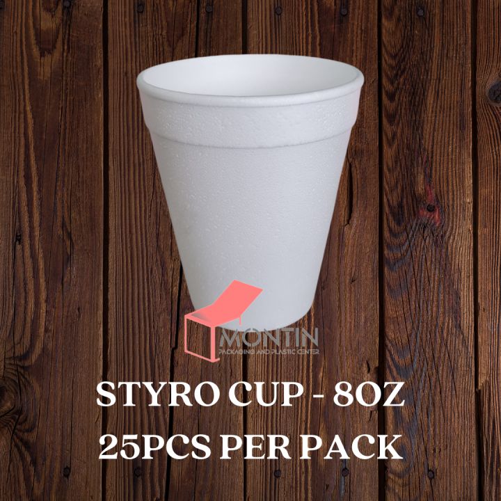 Styro Cup 8oz (25pcs per pack) | Lazada PH