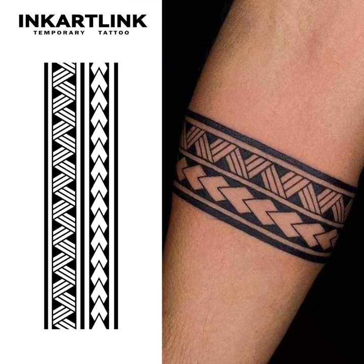 Armband Temporary Tattoo,Lasts To 15 Days New Technology Magic ...