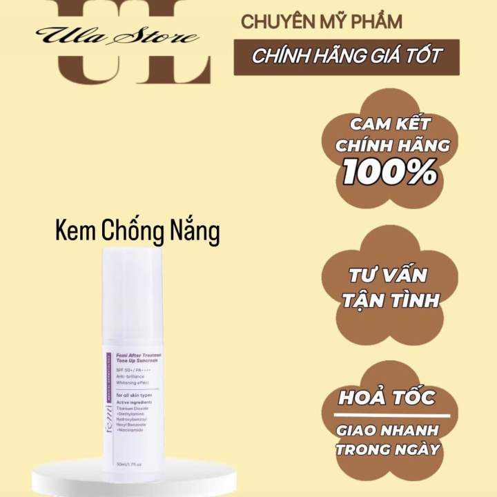 [Hàng Cty]Kem Chống Nắng Nâng Tone Cho Da Nhạy Cảm Femi After Treatment ...