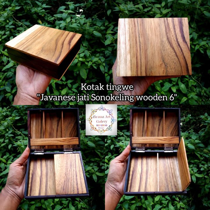 kotak rokok /kotak tembakau /kotak tingwe,bahan kayu jati Jawa ...