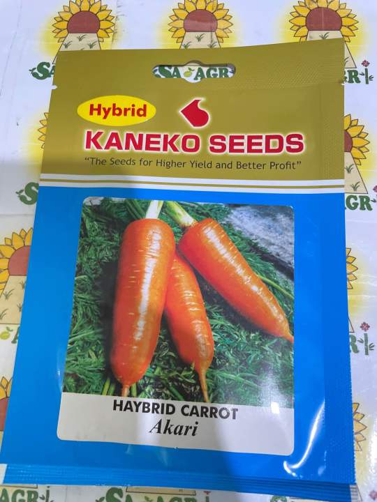 Akari Hybrid Carrot Seeds (2 grams= approx. 1081 seeds) by Kaneko ...