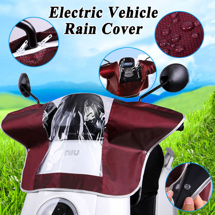 Universal Electric Vehicle Special Motorcycle Dashboard Rain Cover ...