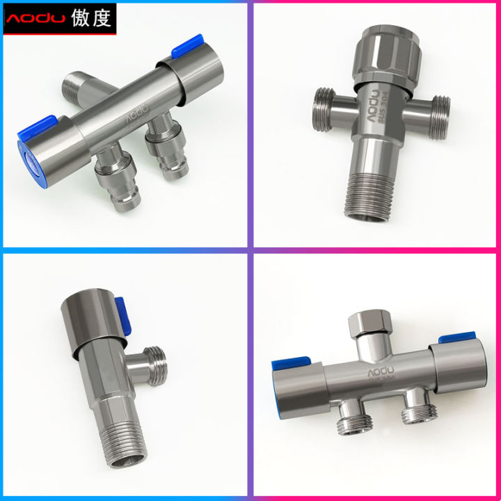 Washing Machine Faucet One Divided into Two Connector Shunt Valve Dual ...