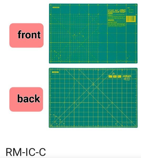 Original Olfa Cutting Mat 12″ X 18″ Double Sided Rotary Mat IC-C-C ...