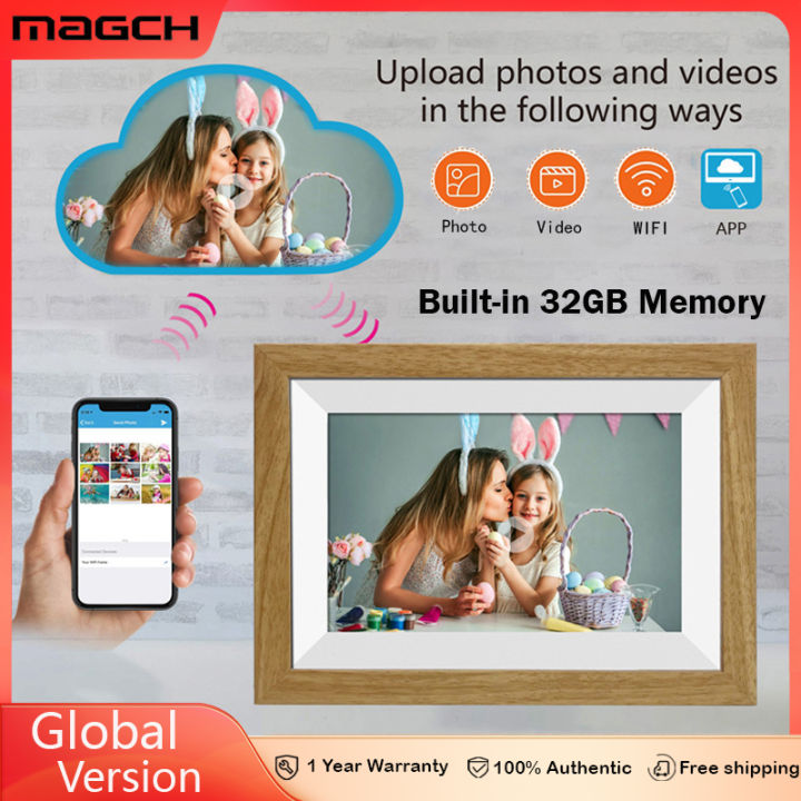 MAGCH 10.1 Inch Digital photo frame Video frame built-in memory frame ...