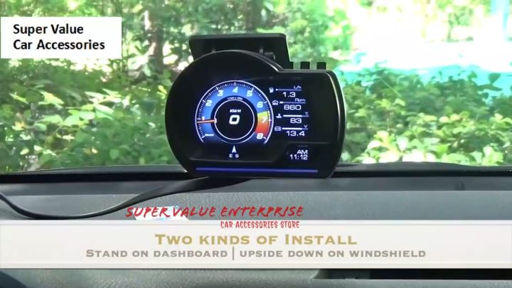 P6 OBD Gauge Meter OBD2 Meter OBD+GPS P6 OBD2 DIGITAL METER for PROTON ...