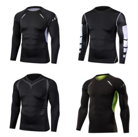 HOLA Men's Running Compression Tshirts Breathable Soccer Jersey Fitness ...