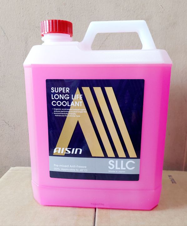 AISIN LONG LIFE COOLANT COLOR PINK 4LITERS PRE-MIXED, ANTI-FREEZE ...