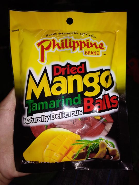 PHILIPPINE BRAND DRIED MANGO TAMARIND BALLS, EXPORT QUALITY 100G. | Lazada PH