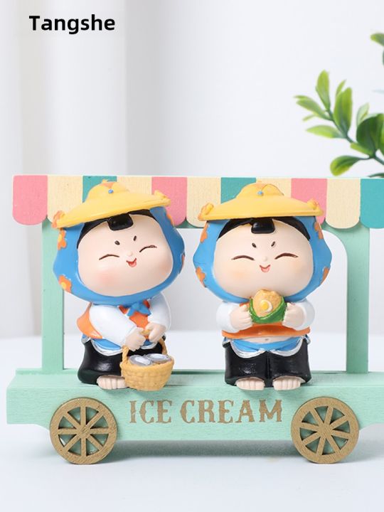 Cute Creative Home Office Desk Decorations Tang Xiaoyuan Girl Heart ...