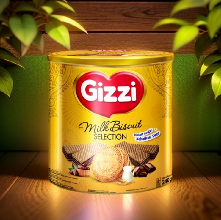 Gizzi Milk Biscuit Selction Biskuit Untuk Parcel Lebaran - Kaleng ...
