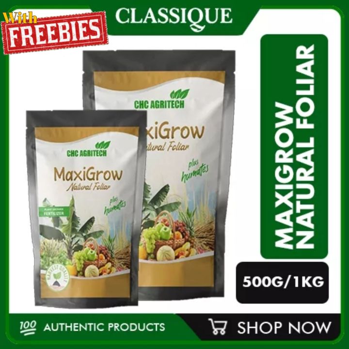 CHC Agritech MAXIGROW - 𝙉𝙖𝙩𝙪𝙧𝙖𝙡 𝙁𝙤𝙡𝙞𝙖𝙧 𝙥𝙡𝙪𝙨 𝙃𝙪𝙢𝙖𝙩𝙚𝙨 500G/1KG | Lazada PH