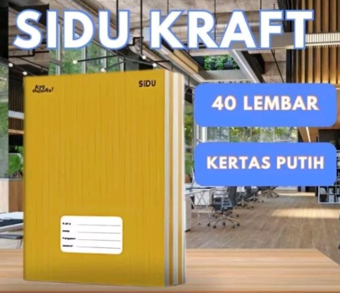 Buku Tulis Sidu Craft 40 Lembar 10 Buku Sampul Coklat Nama | Lazada ...