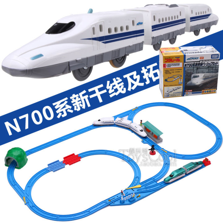 Japan Tomica Pule Road N700 Series Electric Train Shinkansen Station ...