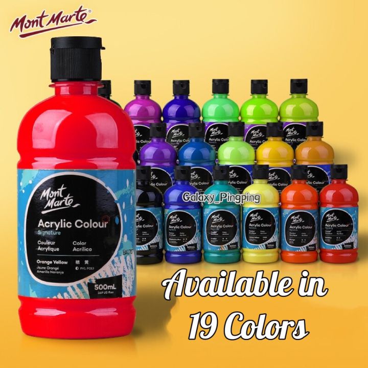 Mont Marte Signature Acrylic Paint - 500ml | Lazada PH