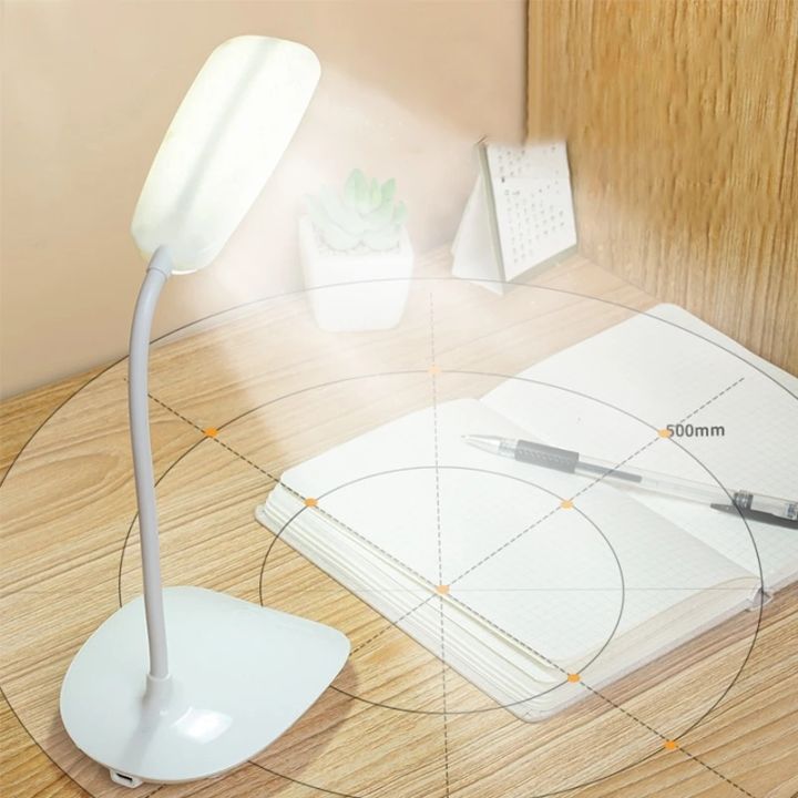 LED Rechargeable Desk Lamp USB Charging Reading Lamps Table Light 3 ...