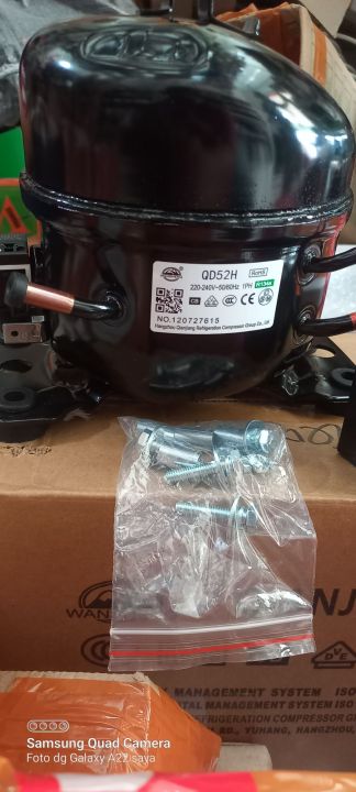 MESIN KULKAS free RILAY OVERLOAD Kompresor Kulkas 1/6 QD52H dan K48HL ...