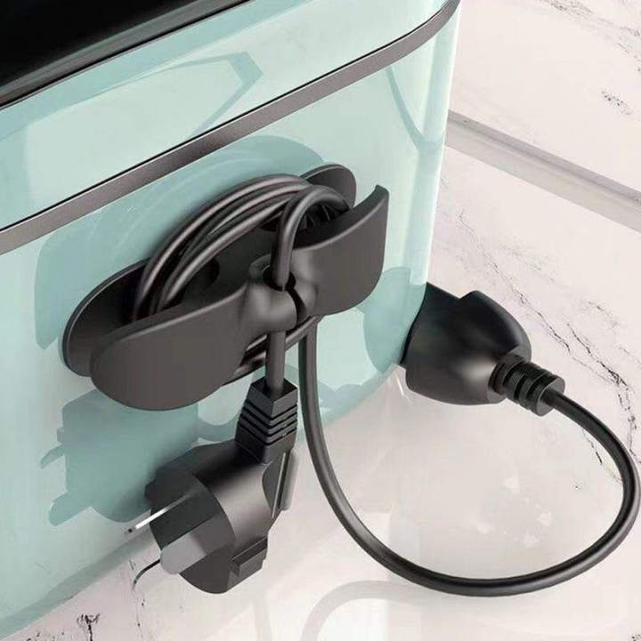 Wall-mounted Self Adhesive Cord Storage Wrapper Winder Organization ...