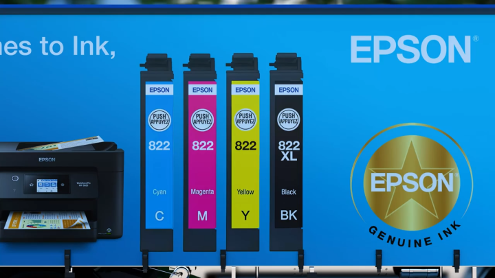 EPSON 008 Ink Bottle Set (Black, Cyan, Magenta, Yellow) | Genuine ...