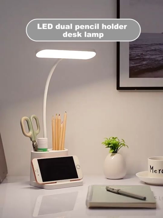 Study Table Lamp Eye-Caring LED Desk Lamp 3 Color Adjustable LED ...