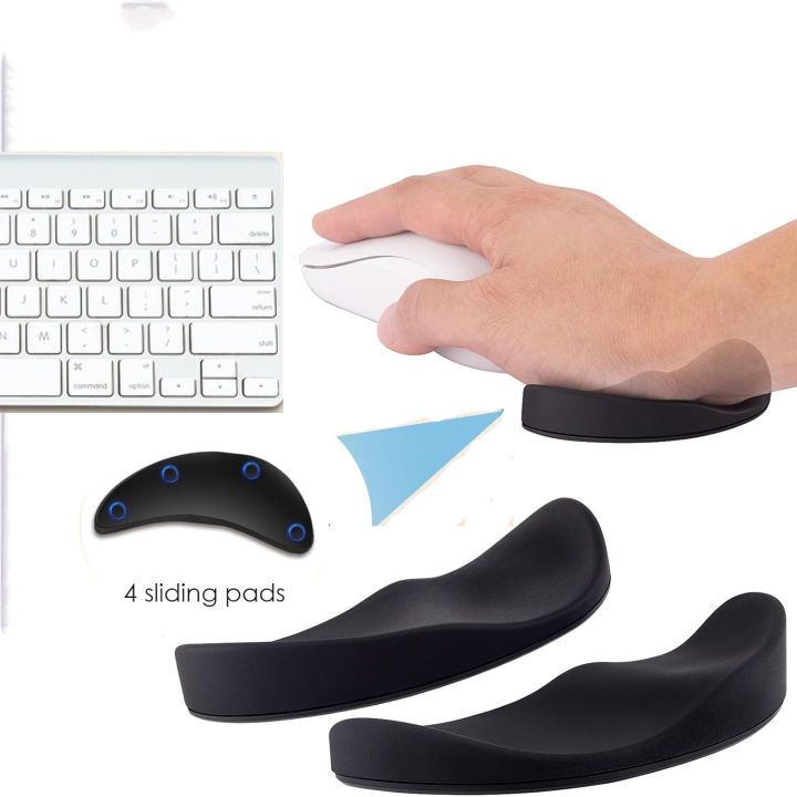 Gliding Wrist Rest, Ergonomic Wrist Rest for Mouse Gliding Palm Rest ...