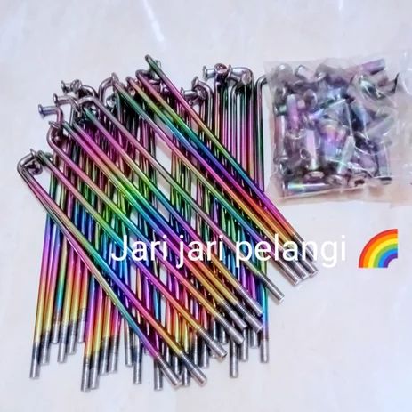 Promo Jari Jari Ruji Velg Rainbow/Pelangi Semua Ukuran 89/120/130/154 ...