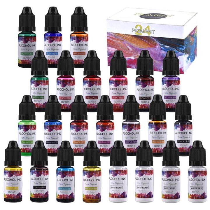 Epoxy Resin Pigments Kit DIY Candle Soap Supplies Dye Liquid Colorant ...