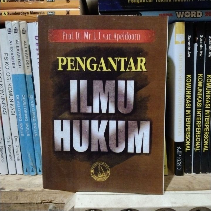 Buku Pengantar Ilmu Hukum | Lazada Indonesia