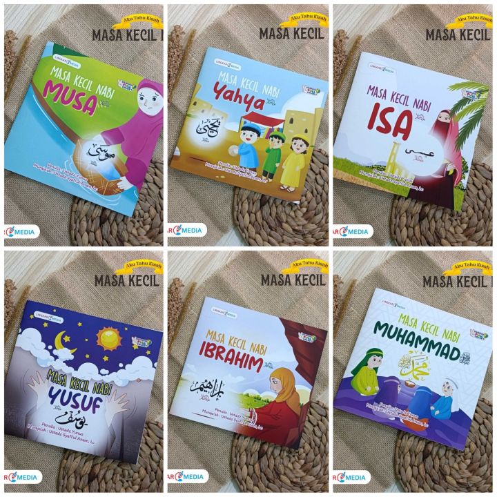 Buku Anak Kisah Cerita Masa Kecil Nabi - Nabi Muhammad, Nabi Isa, Nabi ...