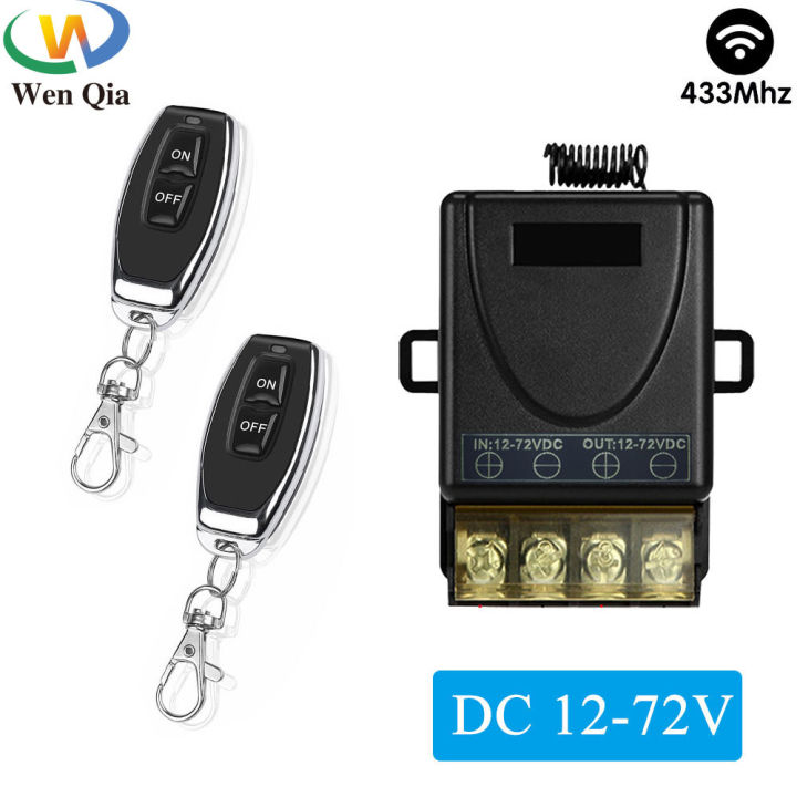 500M/100M Wireless Remote Switch,รีโมทปั๊มน้ำ รีโมท 433MHz 220V สวิตช์รีโมตควบคุมปั๊มน้ํา 1Ch ...