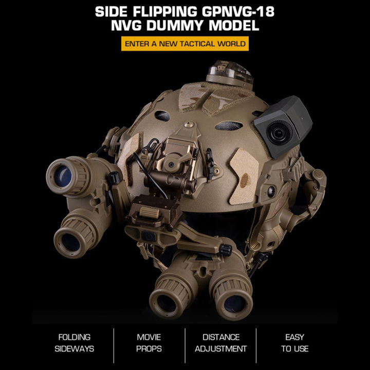 Night Vision Goggles Foldable Helmet Binocular NVG Mount Wear Resist ...