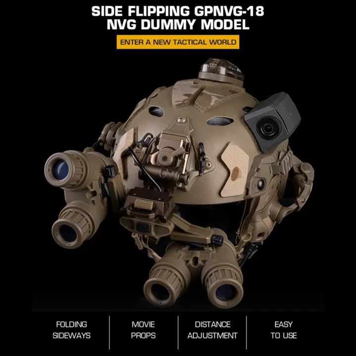 Night Vision Goggles Foldable Helmet Binocular NVG Mount Wear Resist ...