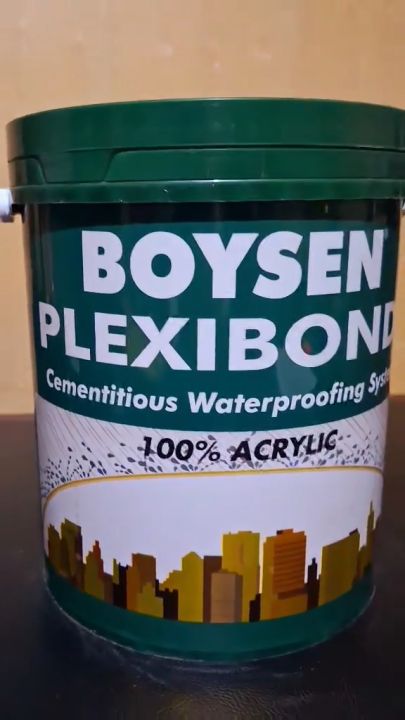 BOYSEN PLEXIBOND Cementitious Waterproofing system 100% Acrylic | Lazada PH