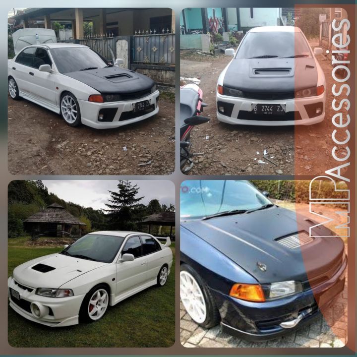 Kap Mesin mitsubishi lancer CK4/EVO4 dasar poxy pengemasan memakai ...