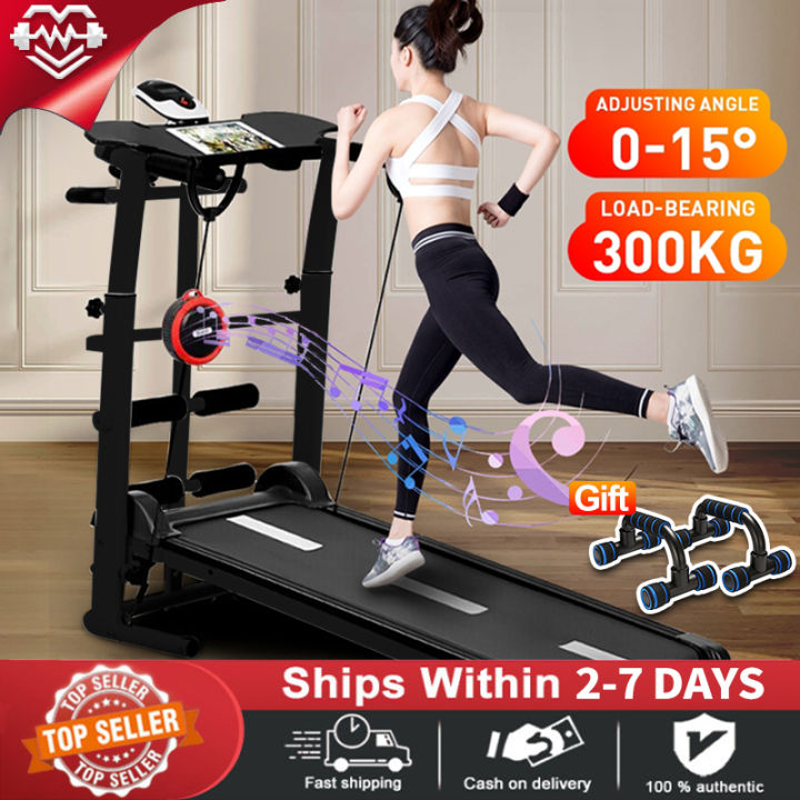 Household treadmill Multi-function mini walking machine Silent shock ...