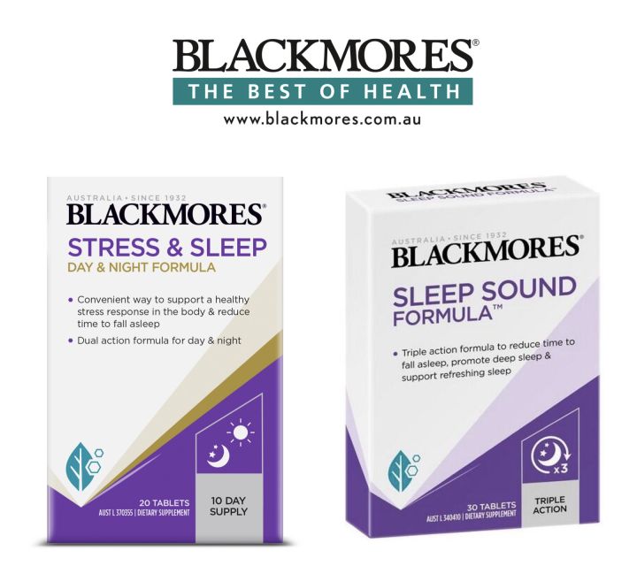 Blackmores Stress & Sleep 20 Tablets / sleep sound 30 Tablets | Lazada