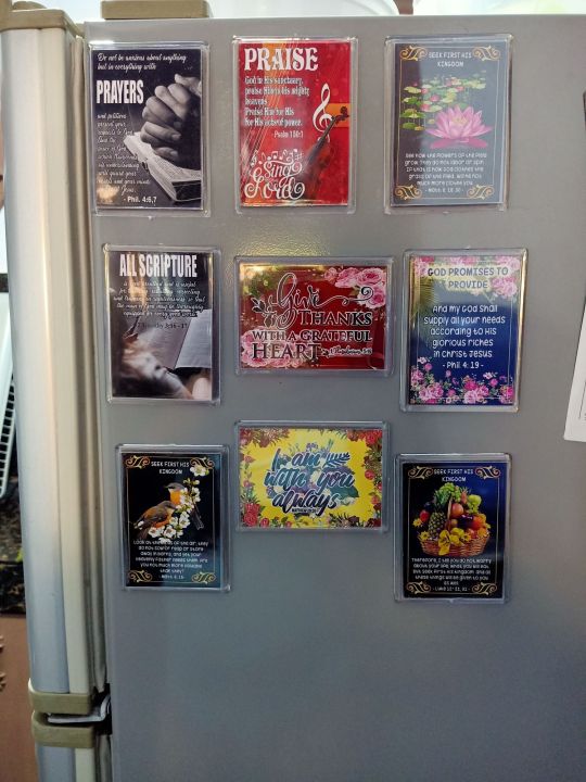 ACRYLIC PHOTO INSERT REF MAGNETS WITH VERSES | Lazada PH