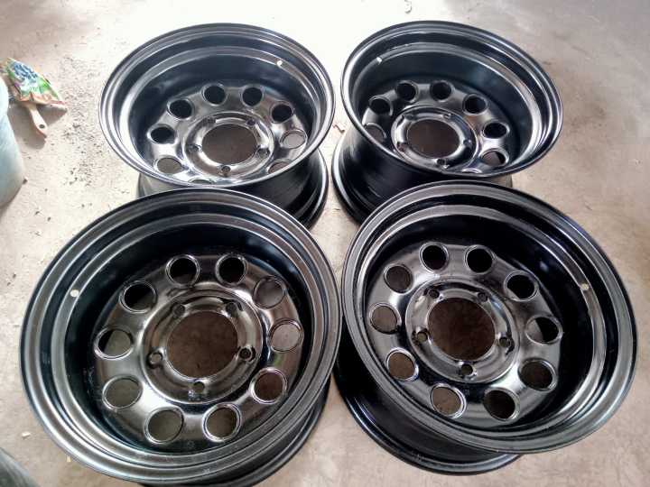 VELG KALENG CELONG CUSTOM 5x139 lebar 8.5 JIMNY/KATANA/FEROZA/ESCUDO ...