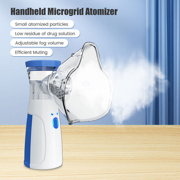 New Portable Mini Handheld Nebulizer Inhaler Nebulizer For Kids Adult ...