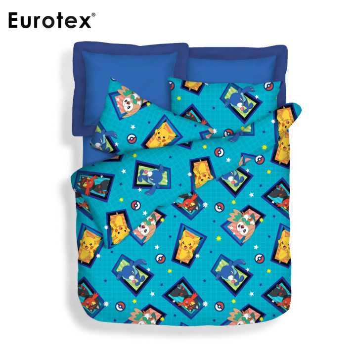 Pokemon Fitted Bedsheet Set / Summer Light Quilt, 900 Thread Count ...