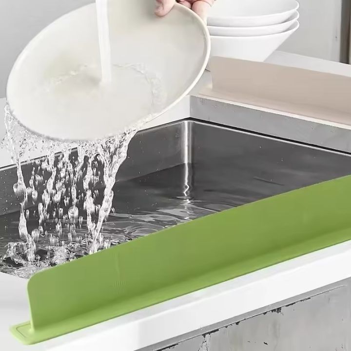 Polocat Silicone Kitchen Sink Water Splash Guard Washing Basin Anti ...