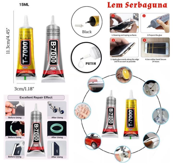 Lem LCD Touchscreen 15Ml Model T7000 / B7000 / Lem Serbaguna | Lazada Indonesia