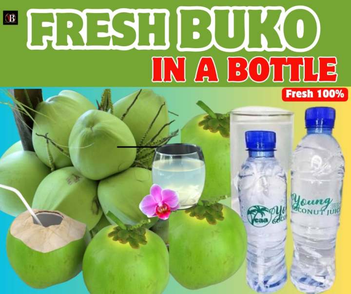Laminated BUKO JUICE (BOTLE ) Green Signages A4 Size water proof makapal,matibay,glossywater ...