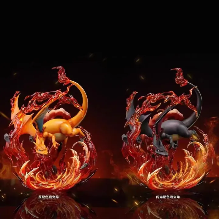 Pokemon Anime Gk Charizard Figures Fire-Breathing Dragon 1/20 Action ...