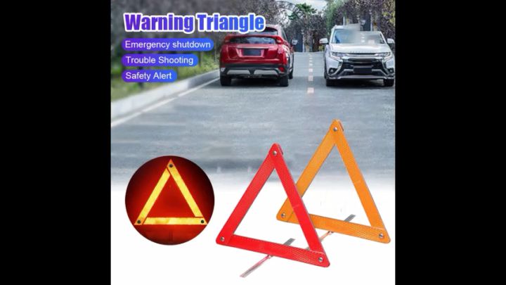 Early Warning Device Parking Tripod Warning Triangle Reflectorized ...