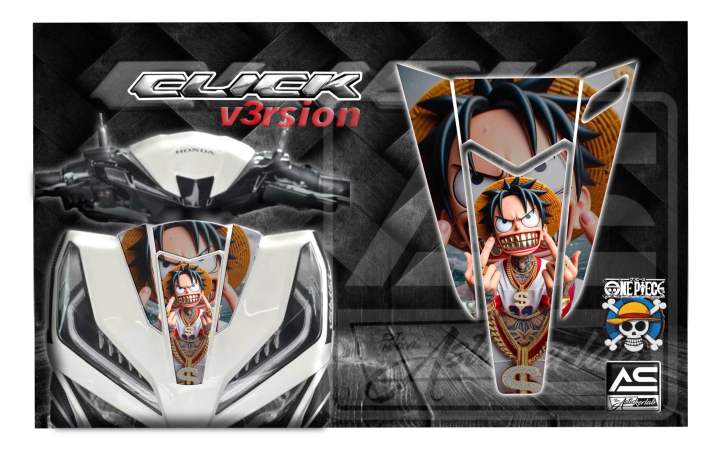 HONDA CLICK V3 FRONT PANEL DECALS PRINTED | Lazada PH