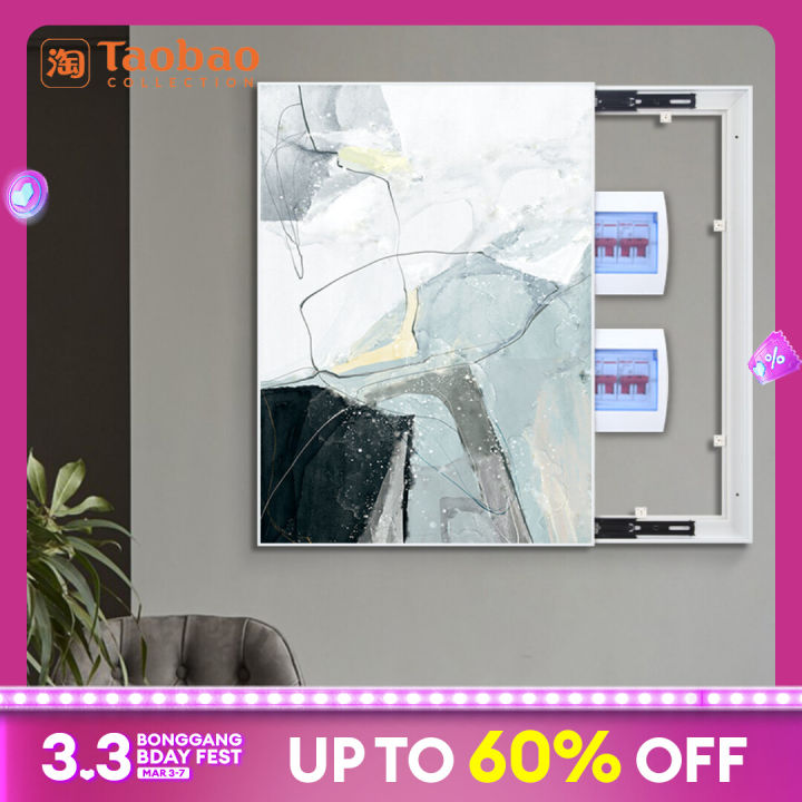 Meter Box Decorative Painting Modern Simple Vertical with Electricity ...