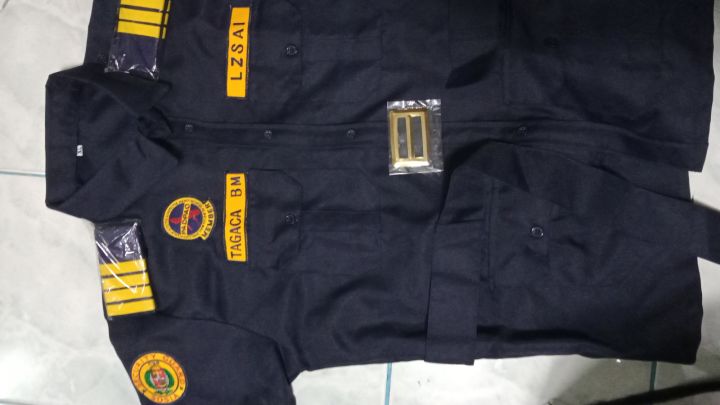 Security Guard Bust Jacket Complete Patches at Shoulder Board | Lazada PH