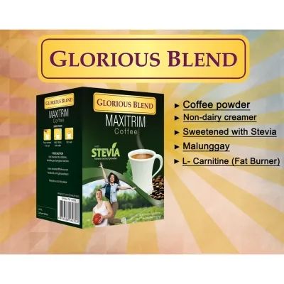 Glorious Maxitrim coffee mix 7sachet, with L-carnitine fat burner,no ...
